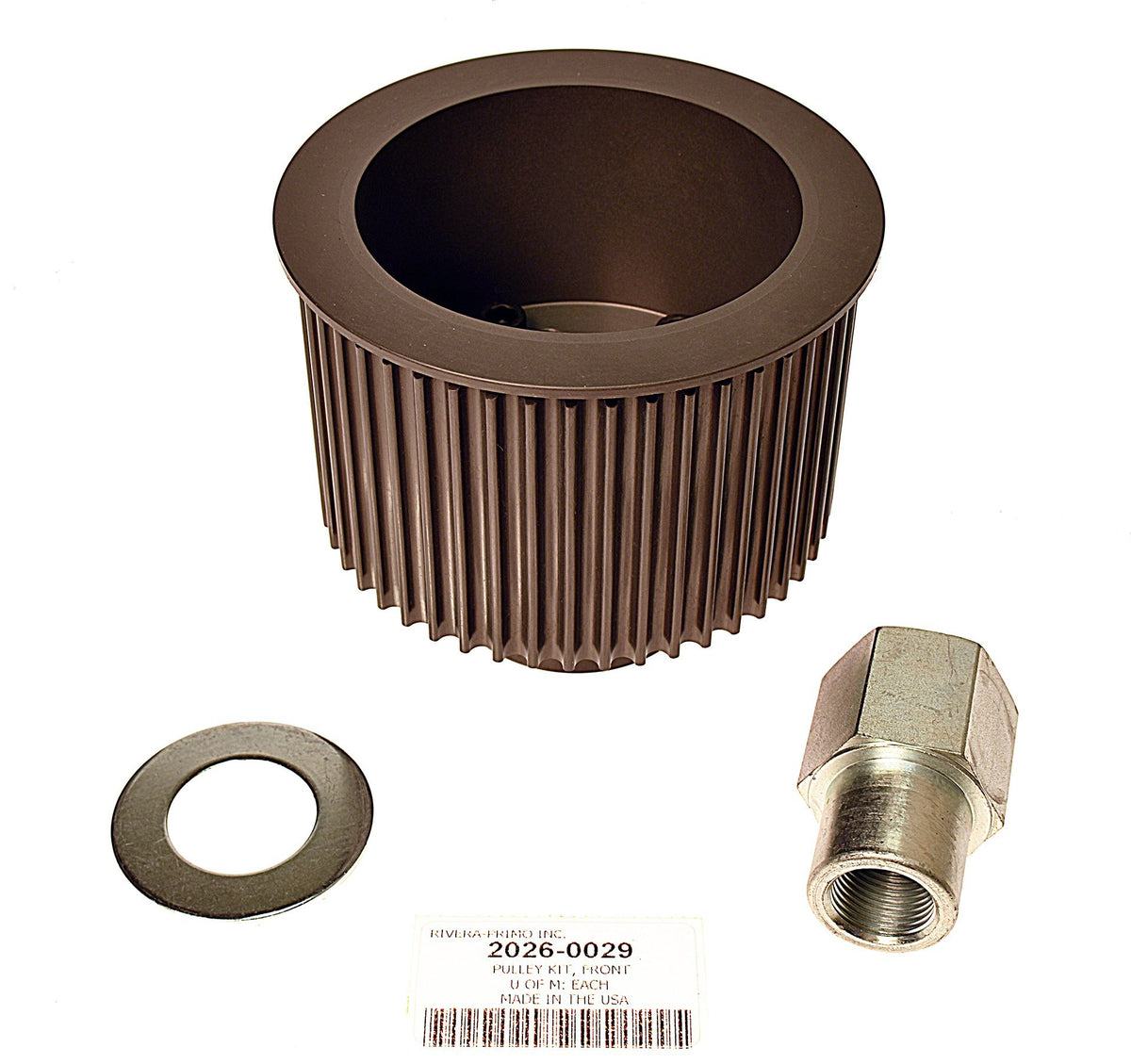 Pulley Kit, 3" Front 48T w/1-1/4" Offset Insert - Brute IV – Rivera Primo