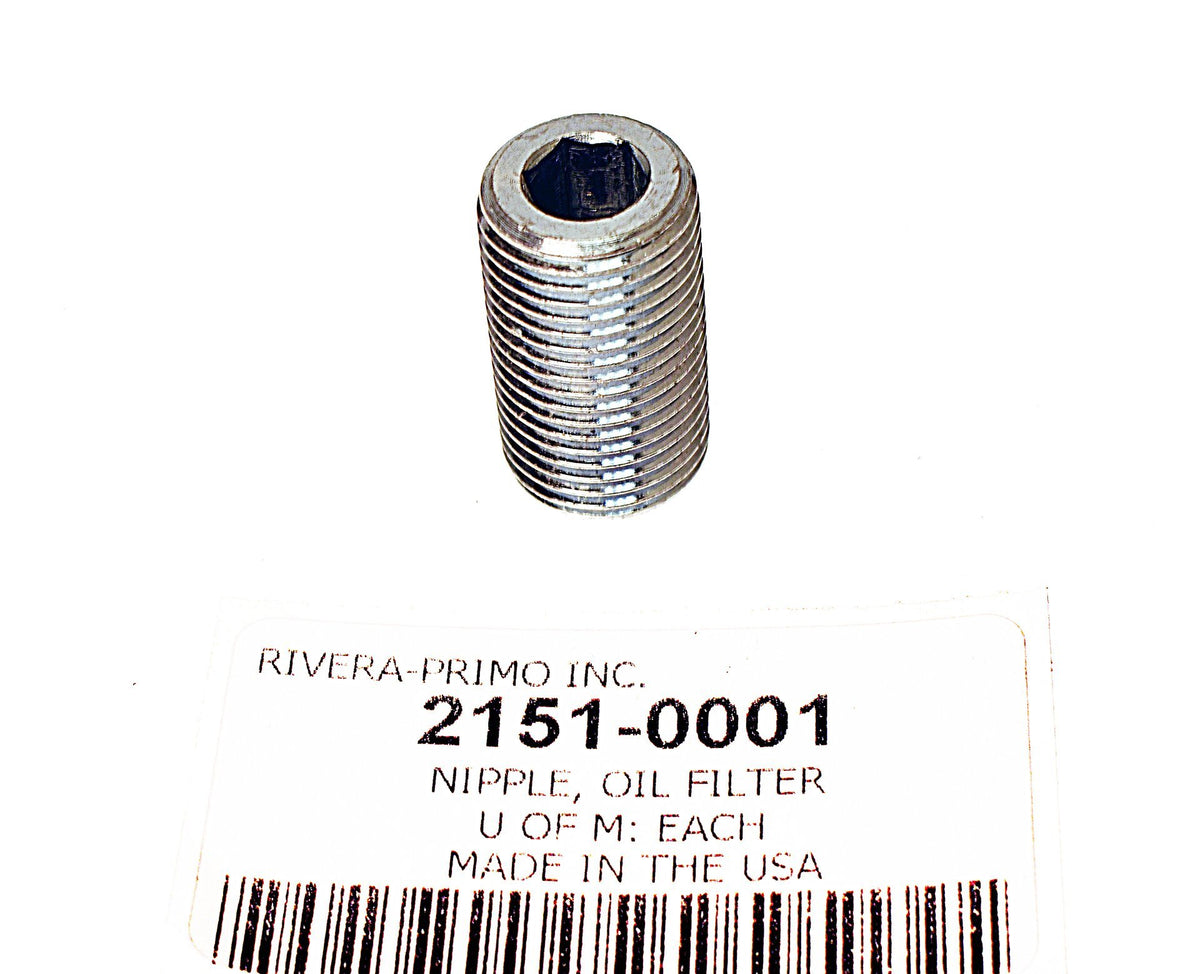 Threaded Oil Filter Nipple 5/8-18 X .990" – Rivera Primo