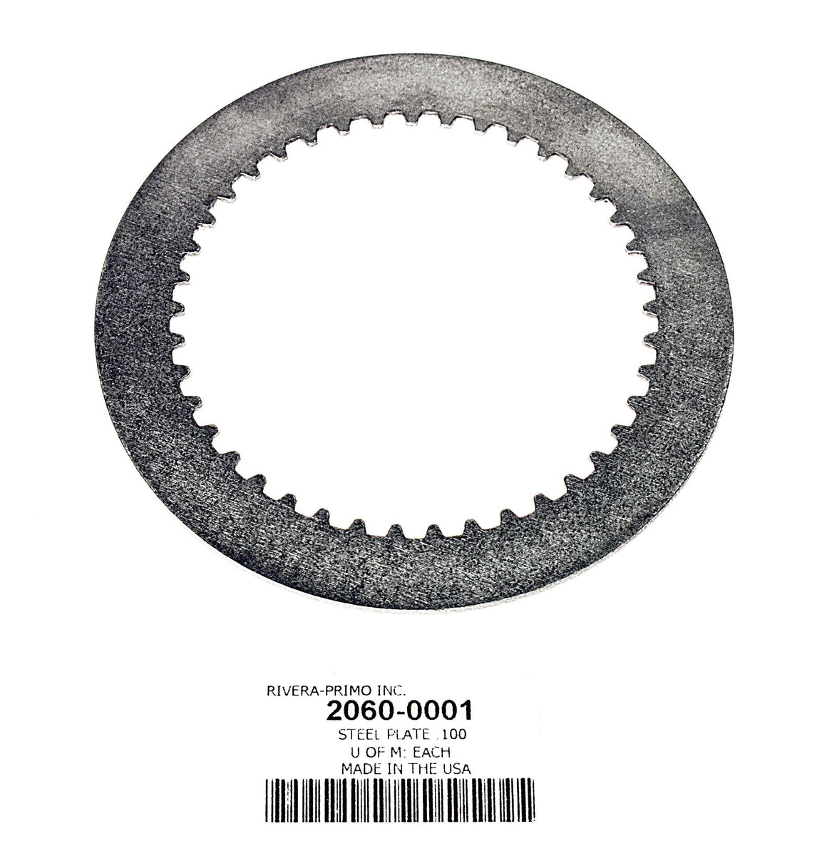 Clutch, .100" Steel Drive Plate – Rivera Primo