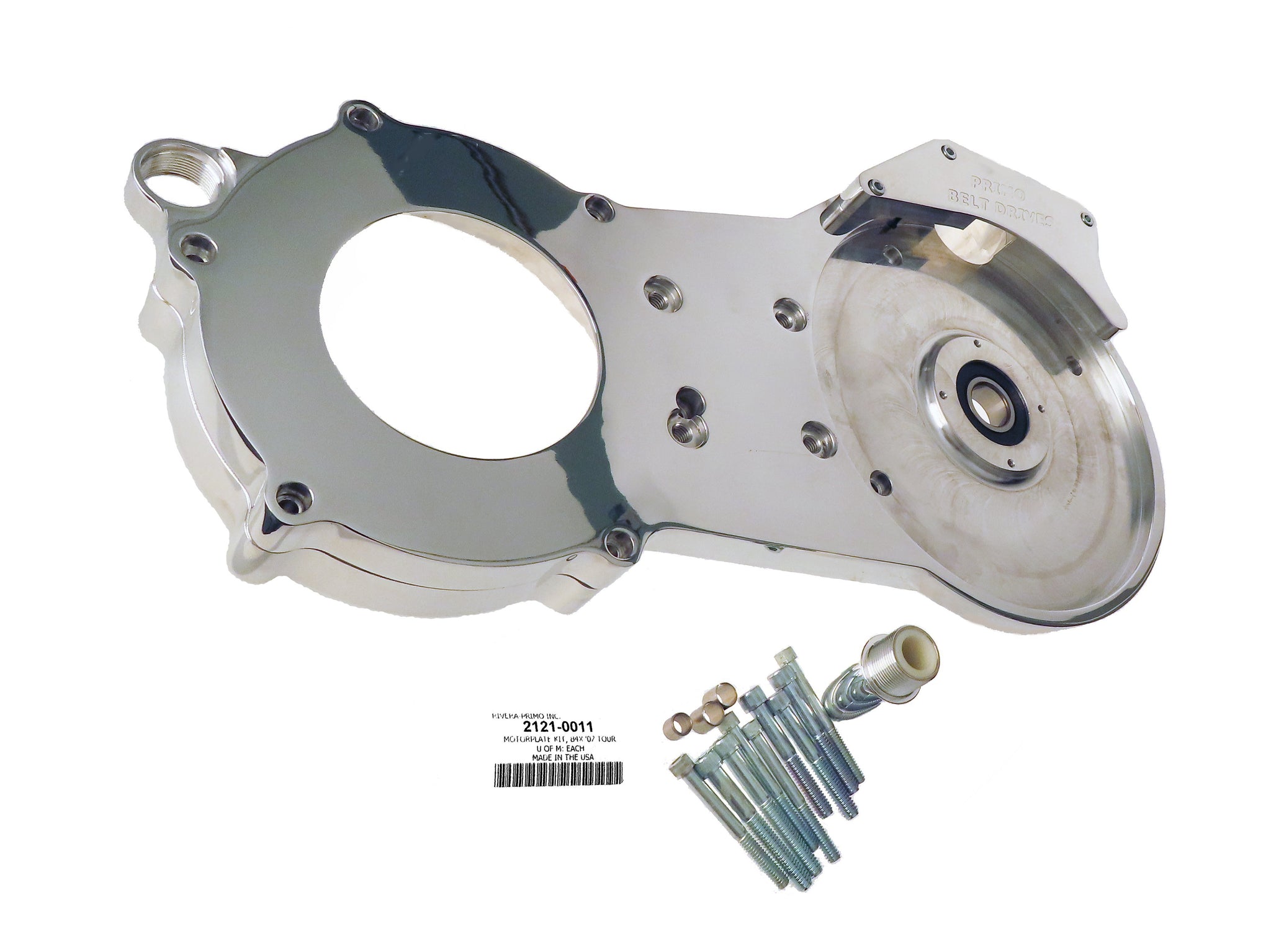 Complete Polished One Piece Motor Plate Kit – Rivera Primo