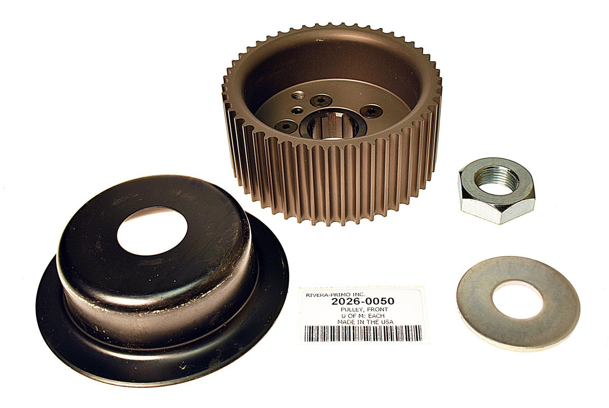 Pulley Kit, 2" Front 47T 8mm Std Offset w/Splined – Rivera Primo