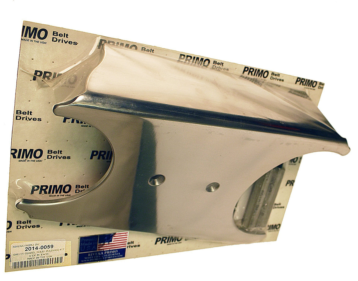 Polished Solid Aluminum Safety Guard Softail/Dyna/Shovel – Rivera Primo